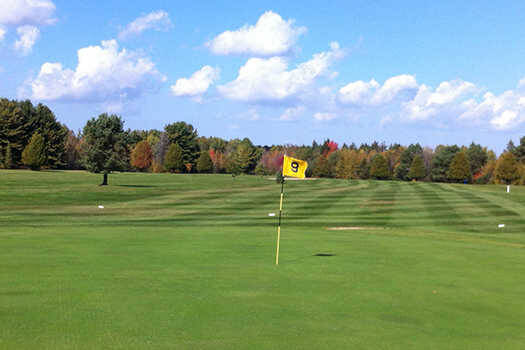 Hole #15, "The Badger", our signature hole,